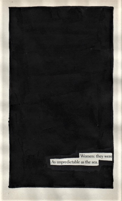 Unpredictable - Blackout Poetry Notes