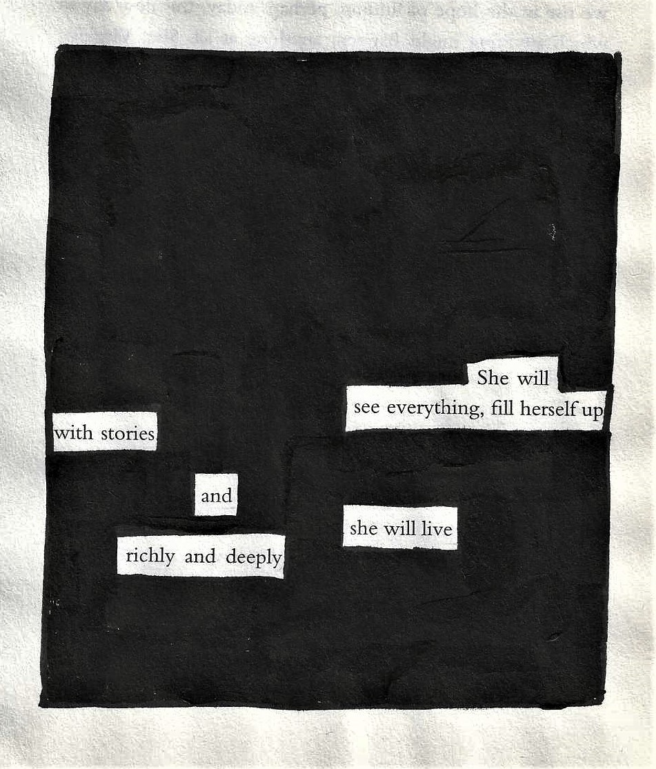 See Everything - Blackout Poetry Notes