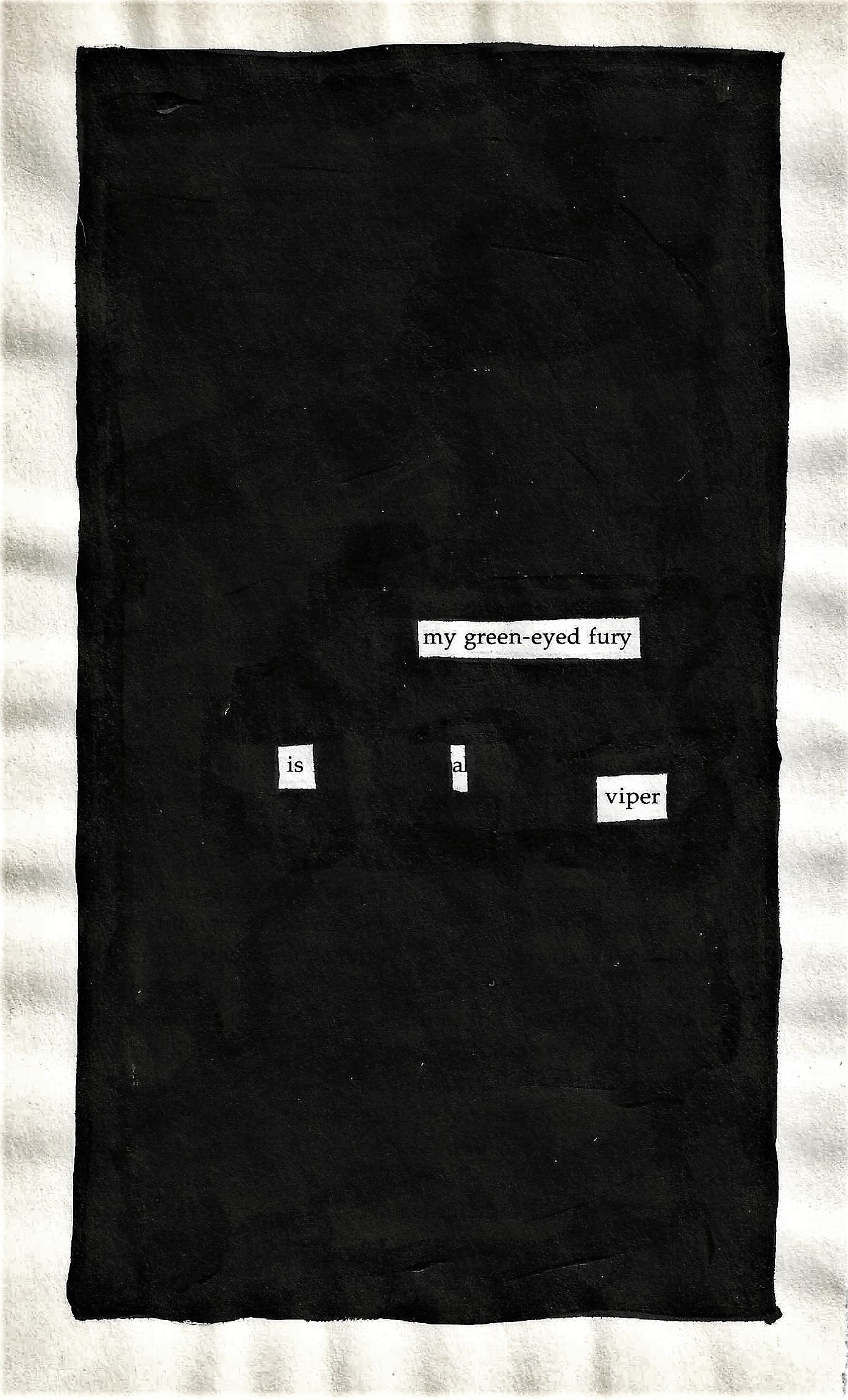 Viper - Blackout Poetry Notes