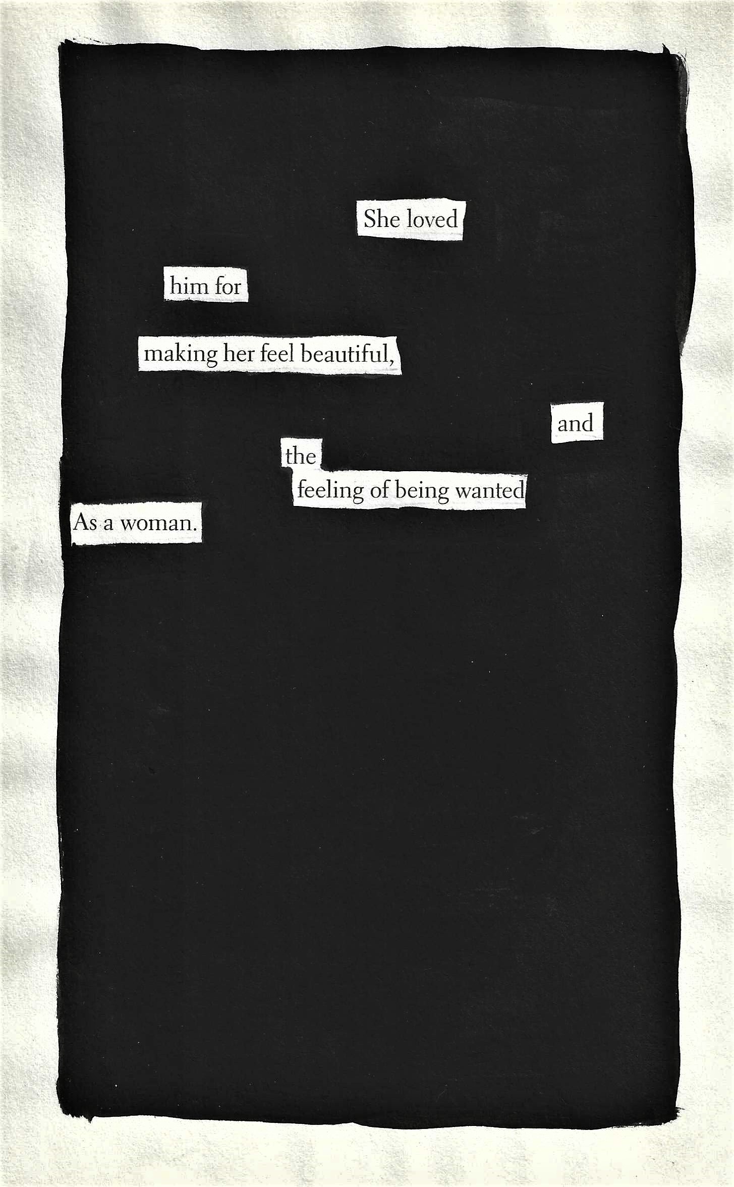 Wanted - Blackout Poetry Notes