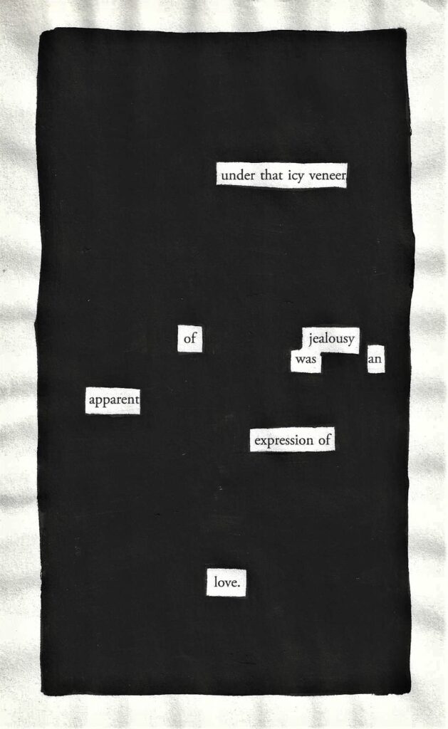 Poems on Sadness - Blackout Poetry Notes