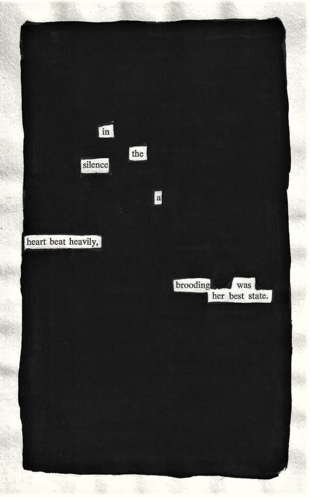 Poems on Sadness - Blackout Poetry Notes