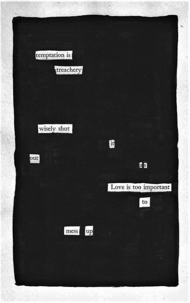 Poems on Life - Blackout Poetry Notes